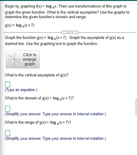 Solved Begin By Graphing F X Log X Then Use Chegg Com