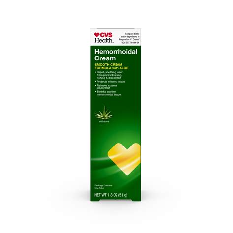 Cvs Health Hemorrhoidal Cream 18 Oz Ingredients Cvs Pharmacy