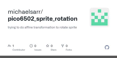 GitHub Michaelsarr Pico Sprite Rotation Trying To Do Affine Transformation To Rotate Sprite