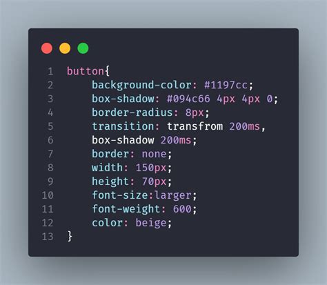 cara membuat button 3d