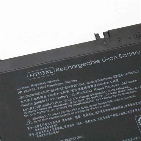 Ht Xl Laptop Battery For Hp Pavilion Ce Cd Hstnn Lb Lb X Tf Xl Battery Portable