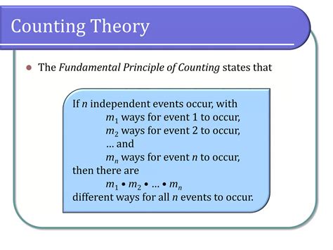 116 Counting Theory Ppt