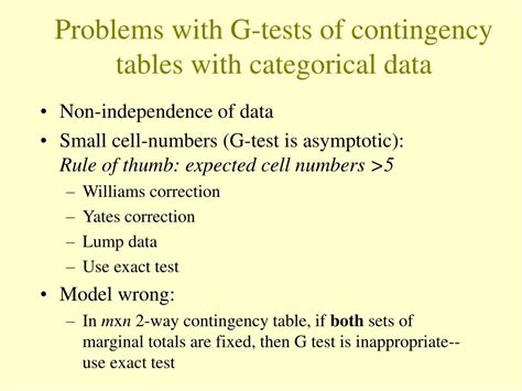 Ppt Contingency Tables And Log Linear Models Powerpoint Presentation Id706480