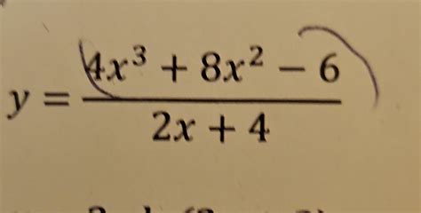 solved y 2x 4 4x3 8x2−6