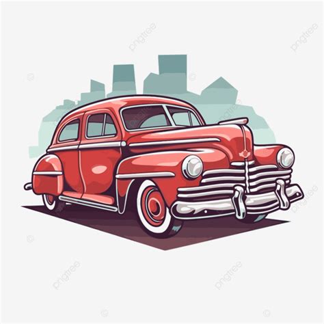 خمر سيارة Clipart خمر سيارة مع مشهد المدينة التوضيح النواقل الكرتون