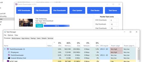 Ffmpeg Threads In Gui · Issue 540 · Lay295twitchdownloader · Github