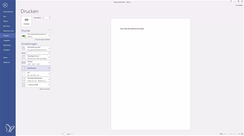 Word Dokumente Drucken Tipps Und Einstellungen