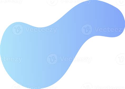 Abstract Fluid Shape Gradient Liquid Element Amoeba Splash Design 22926476 Png
