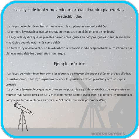 Las Leyes De Kepler Movimiento Orbital Dinámica Planetaria Y