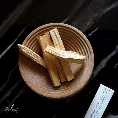 Forleaf Palo Santo Wood Stick Peru Holder Incense Holy Wood Purify Heal