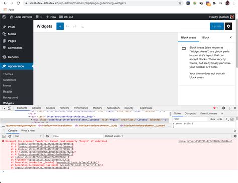 enhance theme compatibility with widget areas · issue 26040 · wordpress gutenberg · github