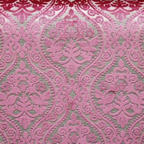 Rodeo Home Elisha Fabric Jacquard Damask Chenille On Linen Look