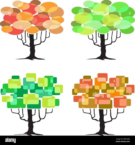 Abstract Tree Graphic Element Stock Vector Image And Art Alamy