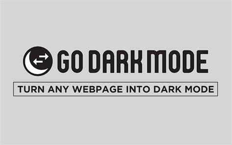 Go Dark Mode Google Chrome için Eklenti İndir