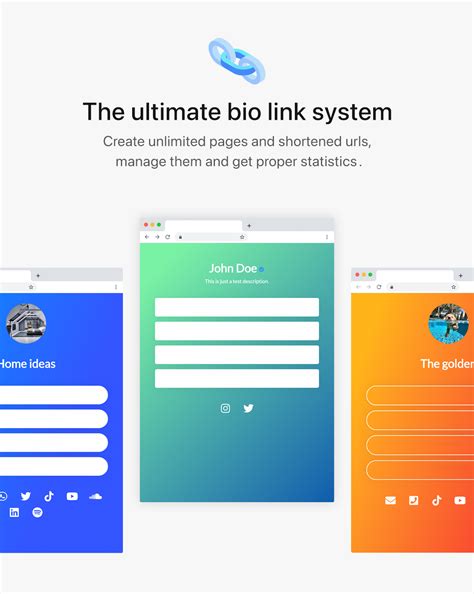 Biolinks Bio Links Url Shortener And Qr Codes Generator Saas