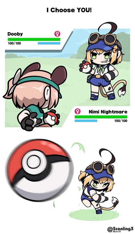 Nimi Nightmare And Dooby Pokemon And 1 More Drawn By Scanling Danbooru