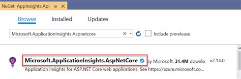 Steps To Integrate Application Insights With Net Core Application Hosted In Azure App Service