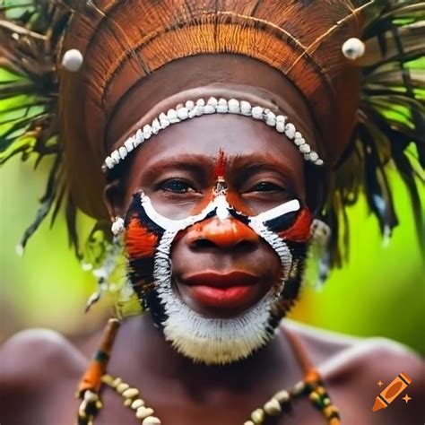 Portrait Of A Beautiful Woman From Papua New Guinea On Craiyon