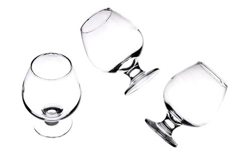 Premium Photo Three Glasses For Whiskey