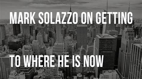 Solazzo On His Career Americas Healthcare Leaders