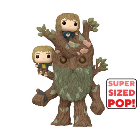 Lord Of The Rings Pop Super 6 N°1579 Treebeard With Mary And Pipin