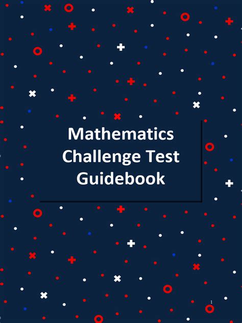 Mathematics Challenge Test Guidebook Pdf Function Mathematics Mathematics