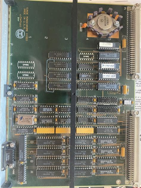 Sun 3e Almost Complete Setup It Misses The Memory Expansion Board Which I Didnt Have Back