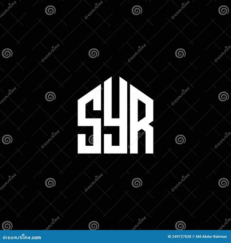 Syr Letter Logo Design On Black Background Syr Creative Initials Letter Logo Concept Syr