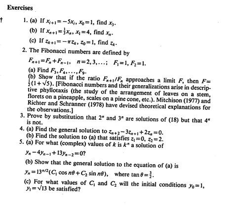 solved ses a ﻿if xi 1 5xi x0 1 ﻿find x3 b ﻿if