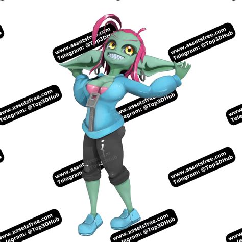 Female Goblin Fia 3d Print Model Download Free