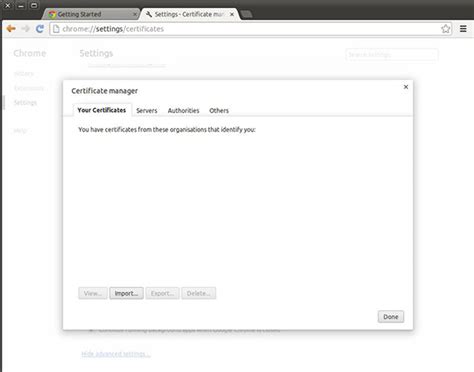 Install Pkcs File Linux Ubuntu Using Chrome Install Pkcs File Linux Ubuntu Using