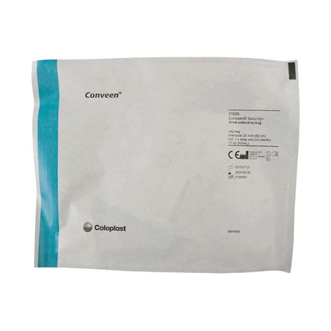 Conveen Security Leg Bag With Lever Outlet 1000 Ml 20 Shop The