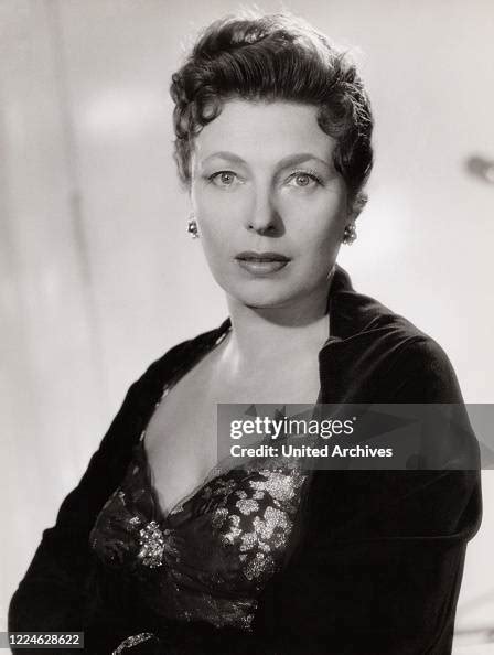 German Theatre And Movie Actress Ilse Steppat Germany Circa 1952