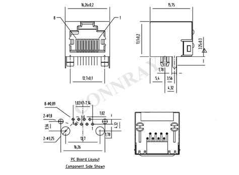 Ethernet Lan Female Rj45 Modular Socket Lampatronics Ethernet Lan Female Rj45 Modular Socket Lampatronics