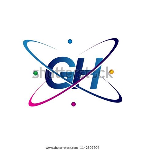 Initial Letter Gh Logotype Science Icon Stock Vector Royalty Free Shutterstock
