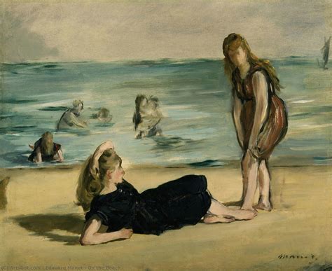 Compra Una Pintura Hecha A Mano De En La Playa Édouard Manet