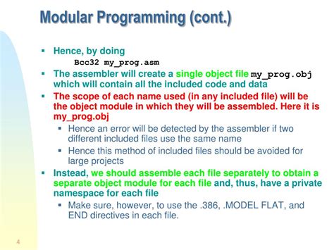 Ppt Modular Programming Stack Frames And High Level Language