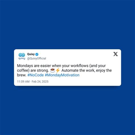 Quixy On Linkedin Nocode Mondayhacks Mondaymotivation Productivity