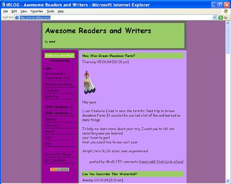 Example Of Primary School Blog Download Scientific Diagram