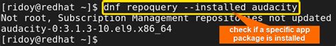 5 ways to list installed packages in rhel using dnf with cases