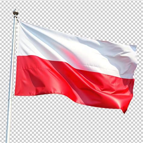 иллюстрация флага Польши Премиум Ai сгенерированный Psd