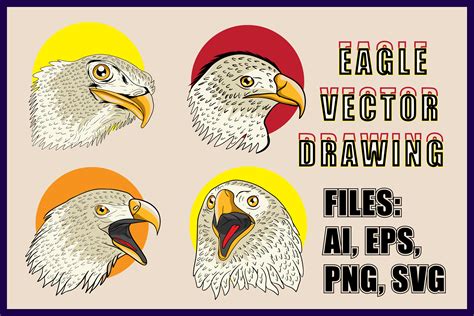 Eagles Head Vector Design And Art Graphic By Design Mind · Creative Fabrica