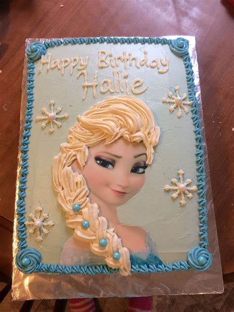 Elsa Sheet Cake