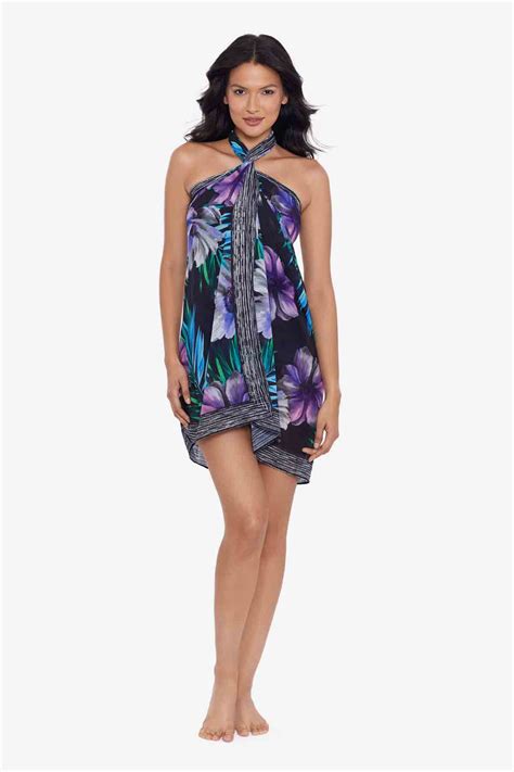 Miraclesuit Flora Aura Scarf Pareo Swim Cover Up
