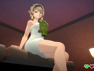 Orc Massage Elf Girl Almost Cumming On Orc