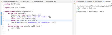 Java Fahrenheit To Celsius Program How To Convert Temperature