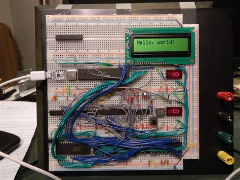 motorola 68k on a breadboard [oc] cableporn