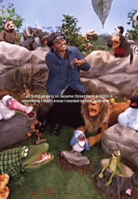 Jill Scotts Beautiful Performance On Sesame Street 2002 Tiktok