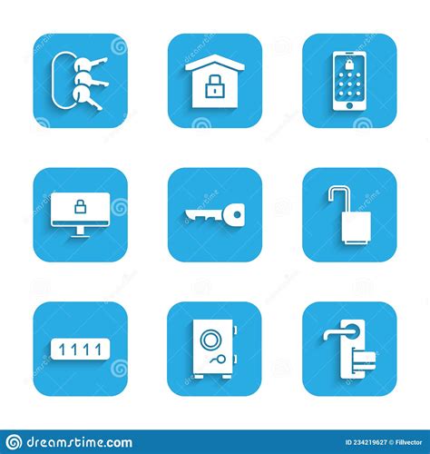 Set Key Safe Digital Door Lock Open Padlock Password Protection