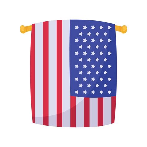 Usa Flag Hanging 16926777 Vector Art At Vecteezy